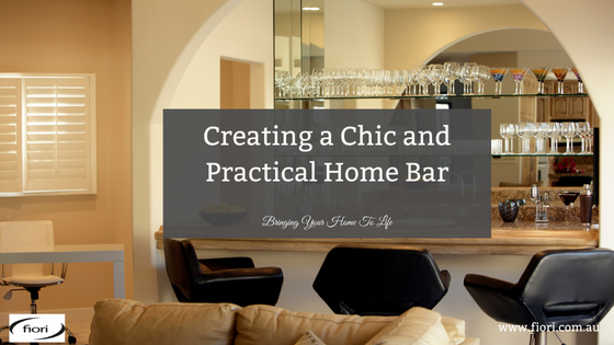 Creating a Chic and Practical Home Bar - Fiori - Bringing Your Home To Life