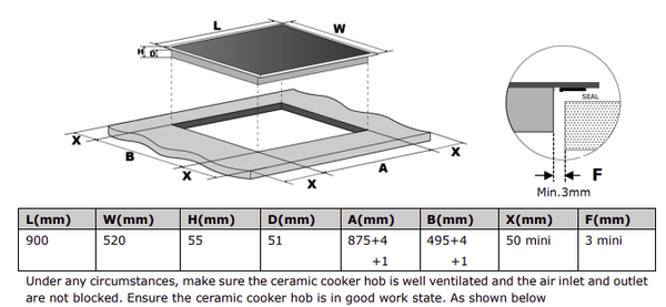 Midea - 90cm Ceramic Cooktop | Fiori - Design for Everyday Living ...