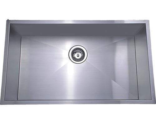 Stainless Steel Undermount Single Bowl Sink - Square Corners - 760mm ...