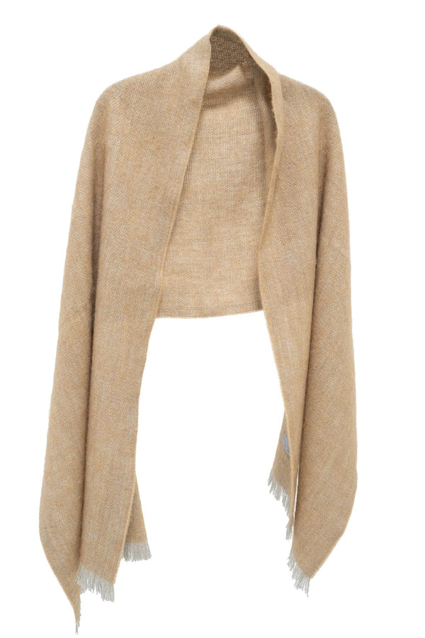 Camel Peruvian Alpaca Wool Wrap | Fiori - Fiori - Bringing Your Home To ...